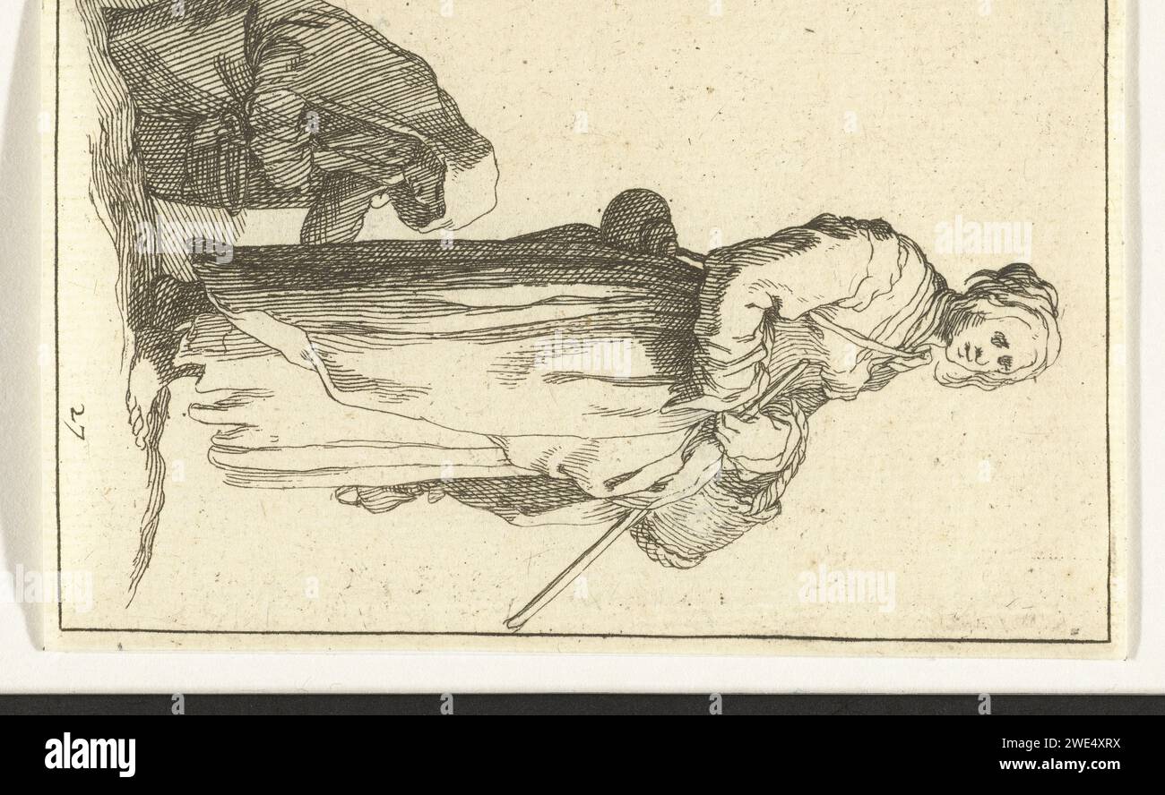 Two Boerinnen, Frederick Bloemaert, After Abraham Bloemaert, After 1635 ...