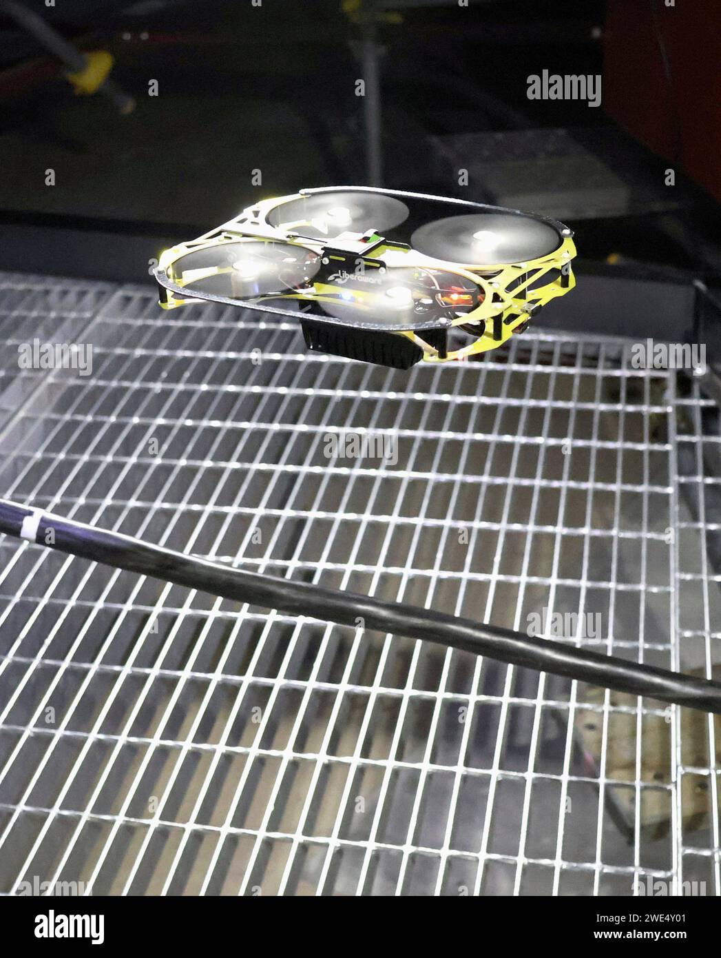 This photo shows a drone designed to probe at the crippled Fukushima ...