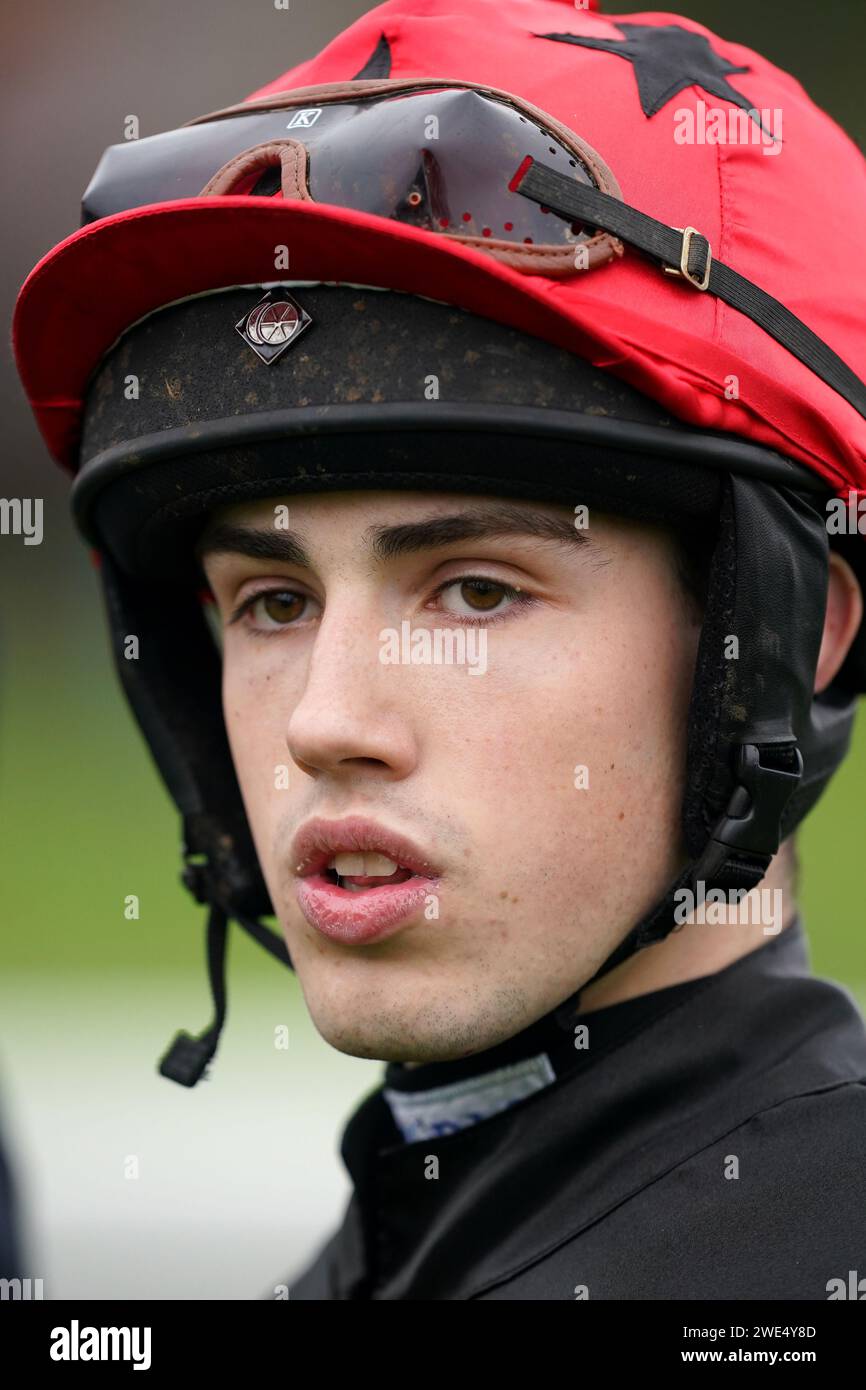 Jockey Cameron Johnstone-Baker at Leicester Racecourse. Picture date ...