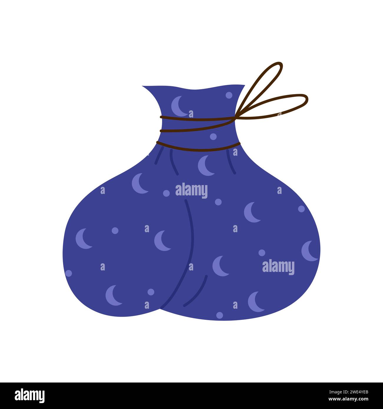 Magic wizard bag. Witchcraft inventory tool, occult ritual accessories ...