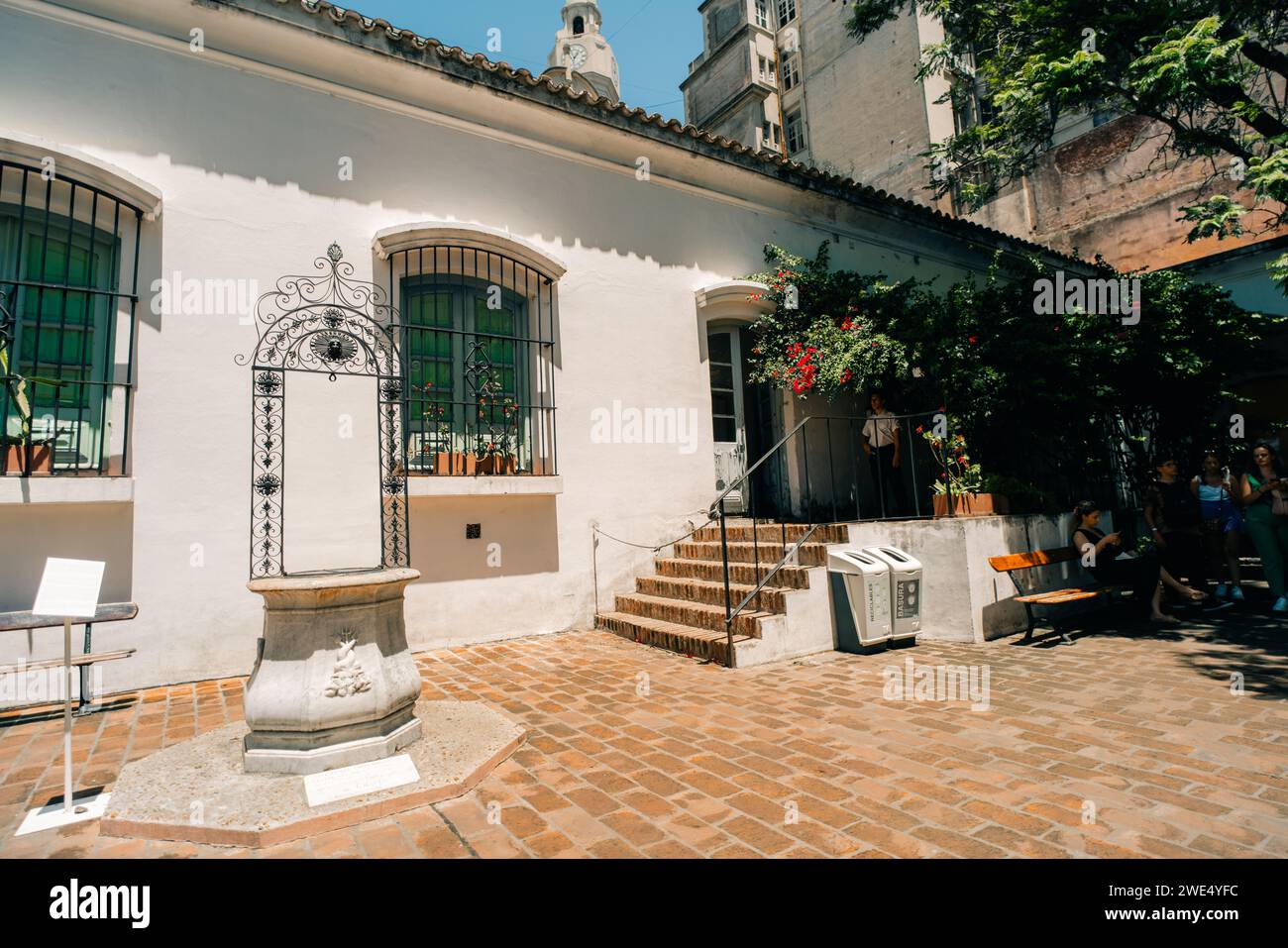 Buenos Aires, Argentina - dec 2th 2023 Patio interno do Museo Historico ...