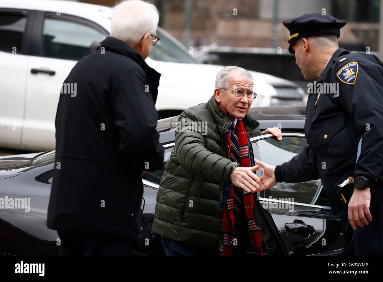 Retired U.S. Marine lieutenant colonel Oliver North arrives for the ...