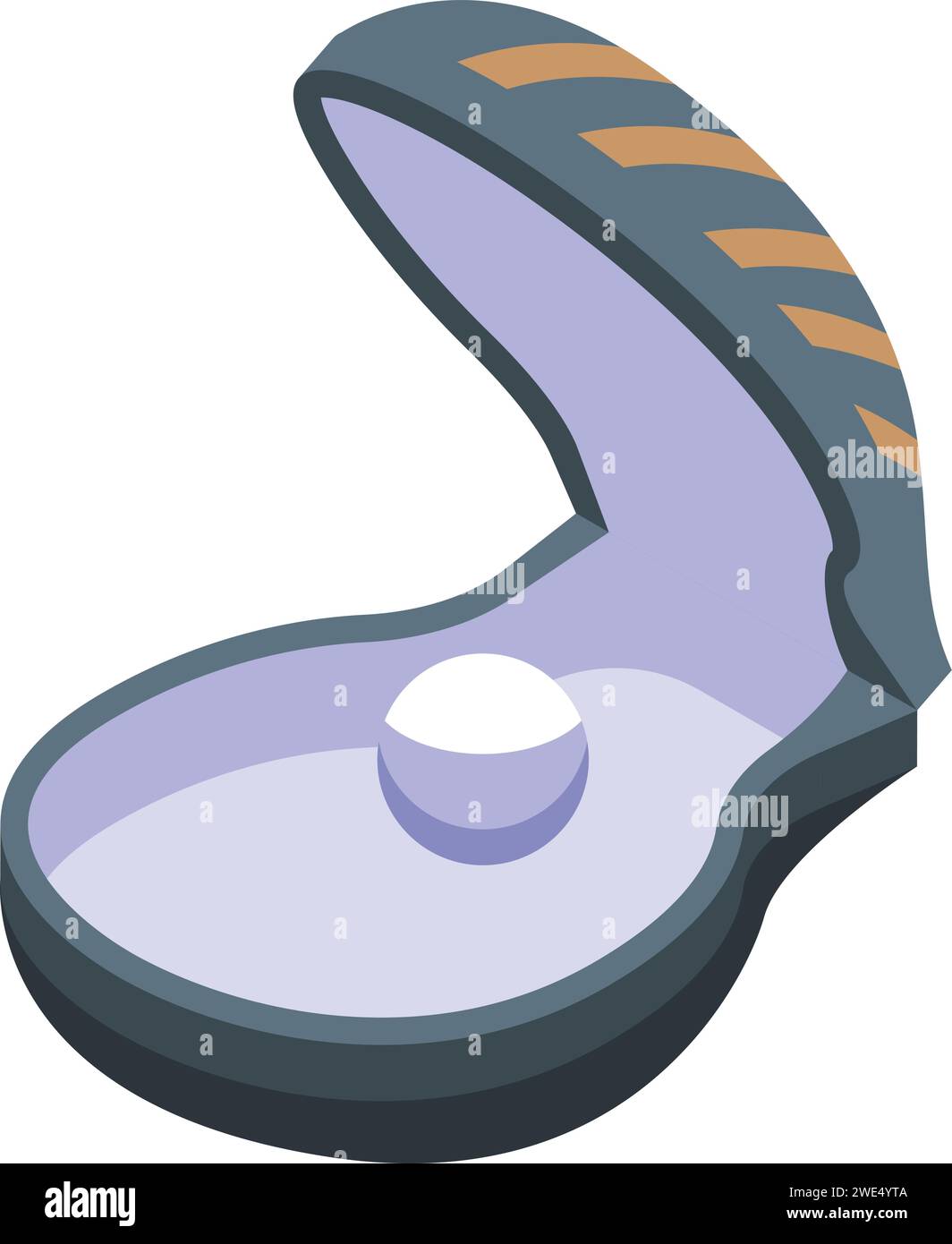 Pearl shell icon isometric vector. Crowd pride. Festival city tower ...