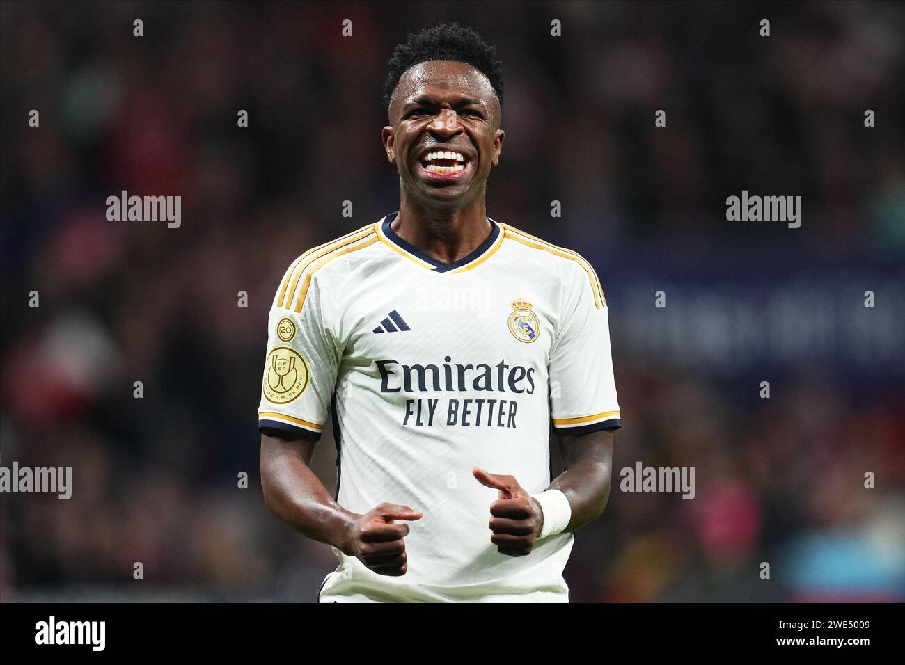 Vinicius Jr of Real Madrid during the Copa del Rey match, Round of 16 ...