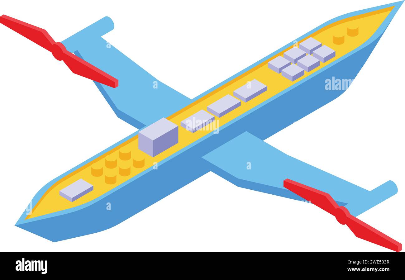 Cargo energy ship hydro icon isometric vector. Tidal ecology. Power ...
