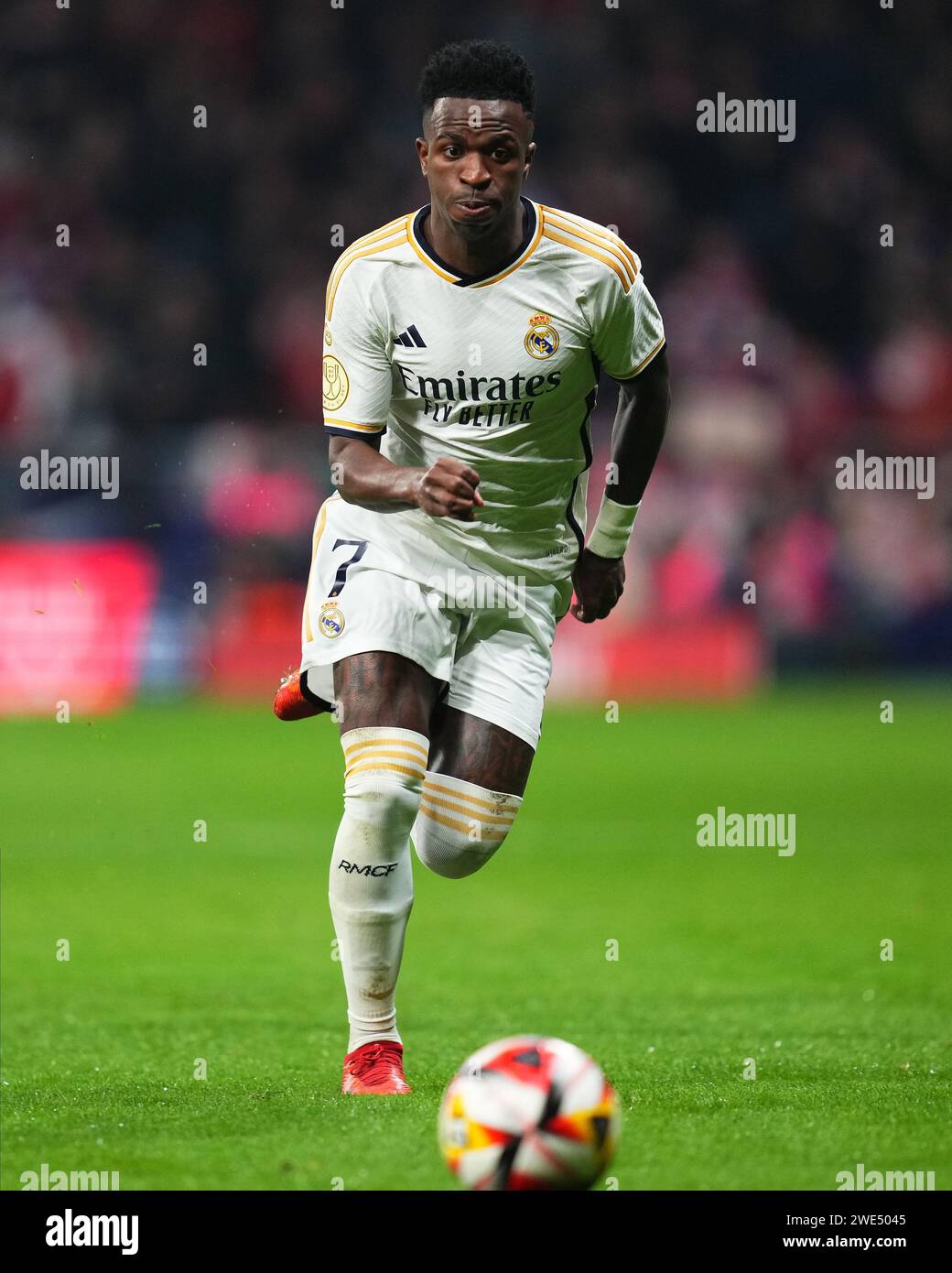 Vinicius Jr of Real Madrid during the Copa del Rey match, Round of 16 ...