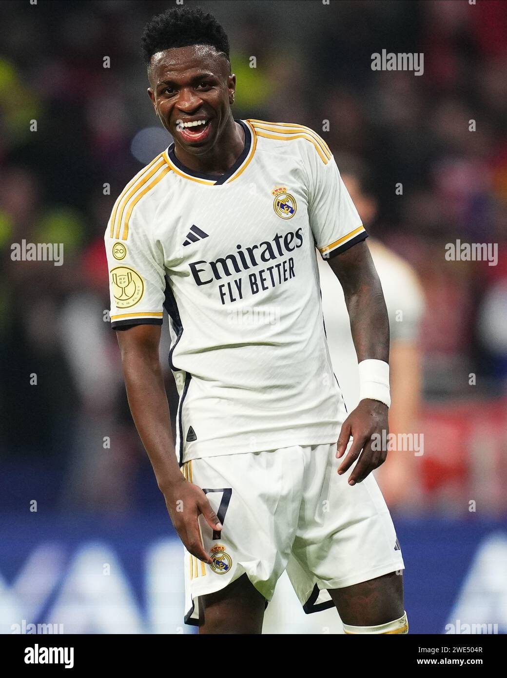 Vinicius Jr of Real Madrid during the Copa del Rey match, Round of 16 ...