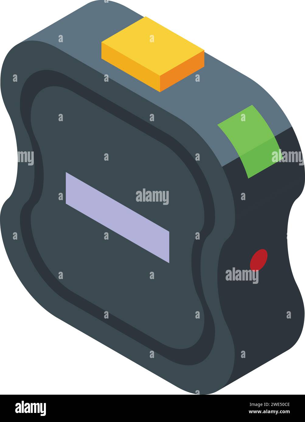 Animal tracker icon isometric vector. App truck. Map service mobile ...