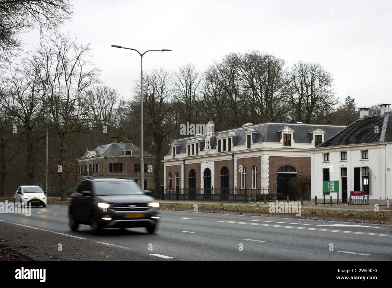 BAARN - Buildings across the street from the Soestdijk Palace estate ...
