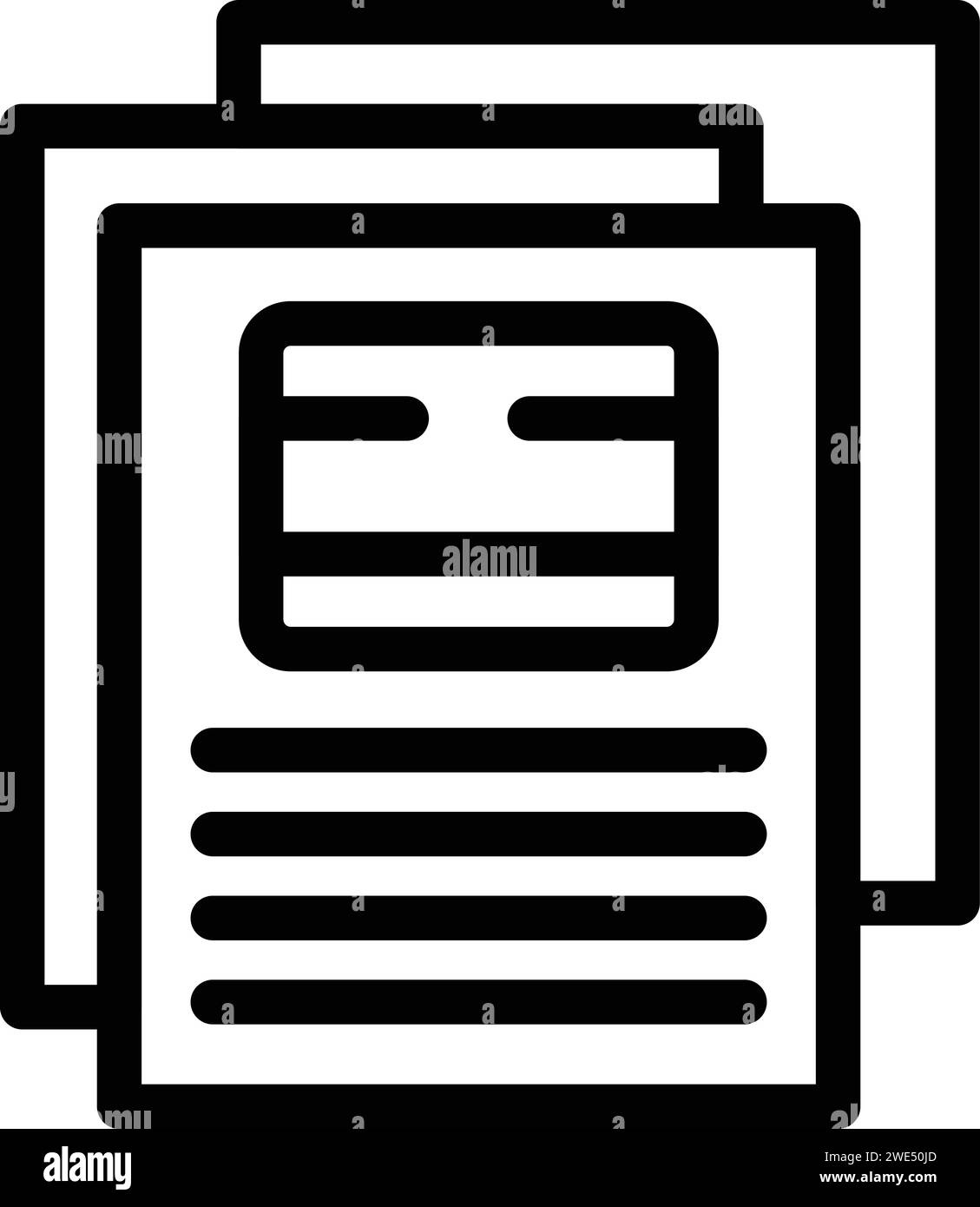 Lesson spanish icon outline vector. Espanol session. Program learning ...