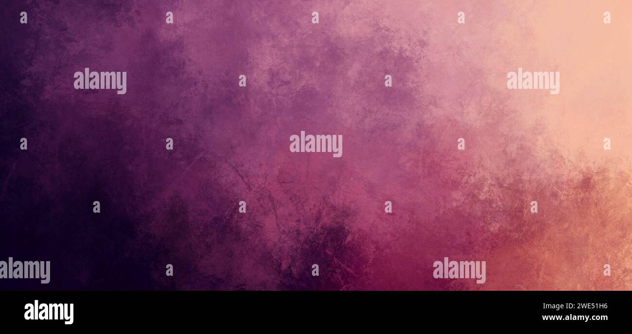 Pink and purple color grunge painted abstract background bright ...