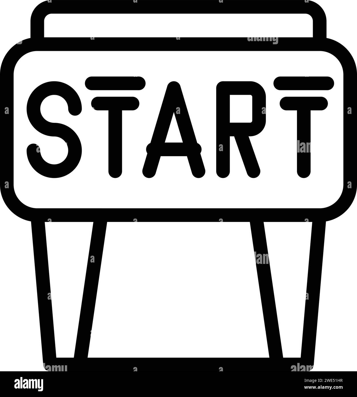 Female sprint start Stock Vector Images - Alamy