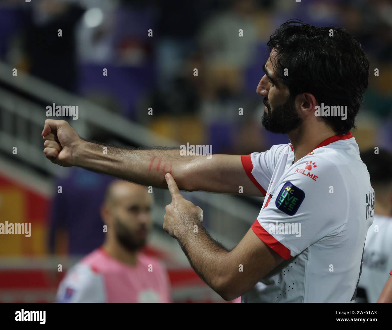 Doha, Qatar. 23rd Jan, 2024. Doha, QATAR - JANUARY 23: Mohammed Saleh ...