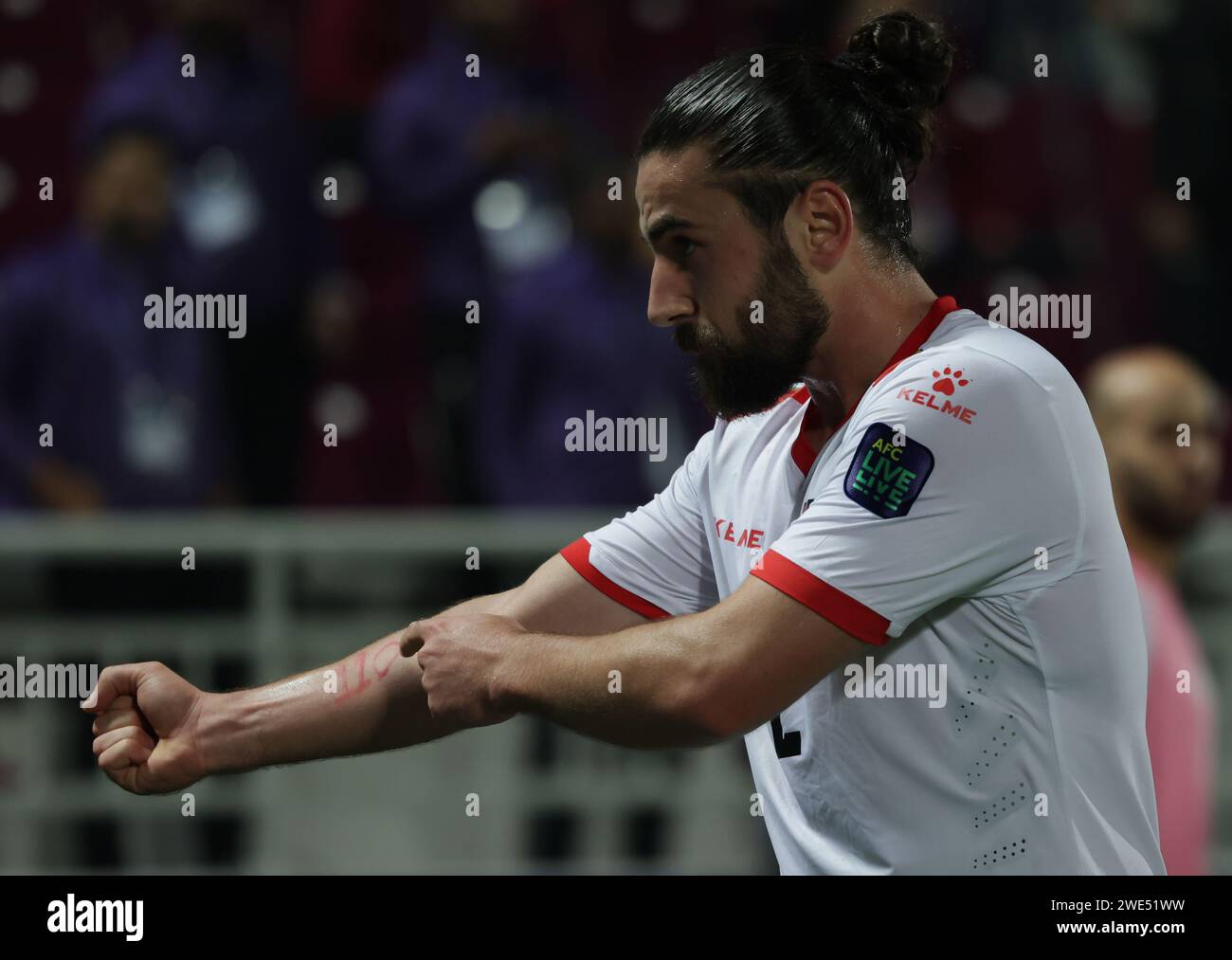 Doha, Qatar. 23rd Jan, 2024. Doha, QATAR - JANUARY 23: Mohammed Khalil ...