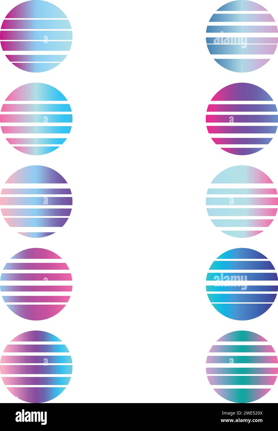 Retrowave vector vectors Cut Out Stock Images & Pictures - Alamy