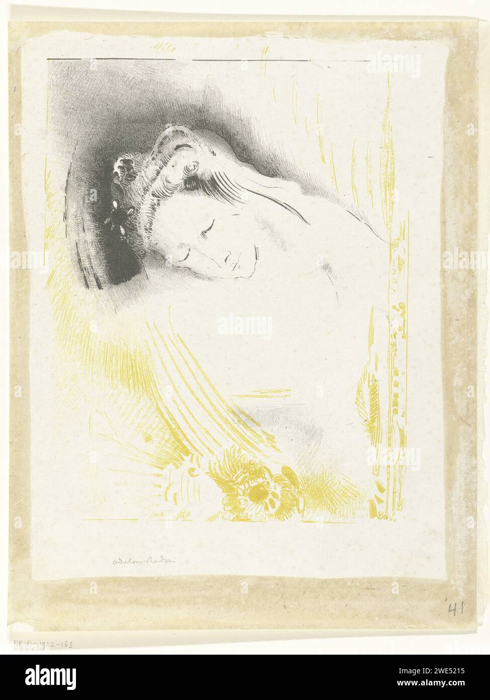 The woman from Sulem, Odilon Redon, 1897 print The Sulammitic woman ...