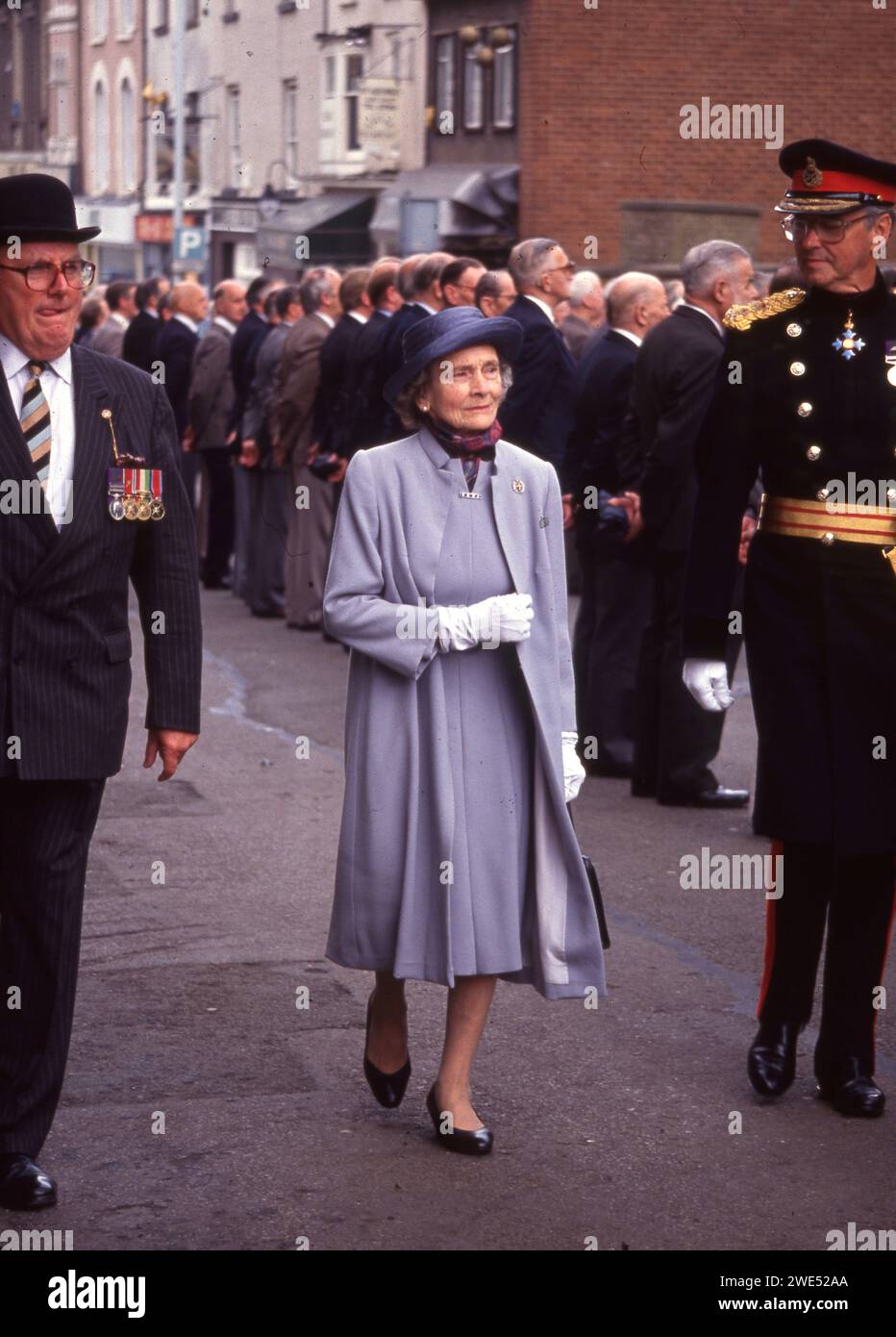 Princess Alice, Duchess of Gloucester in Northampton, 30th June 1991 Photo by The Henshaw ...