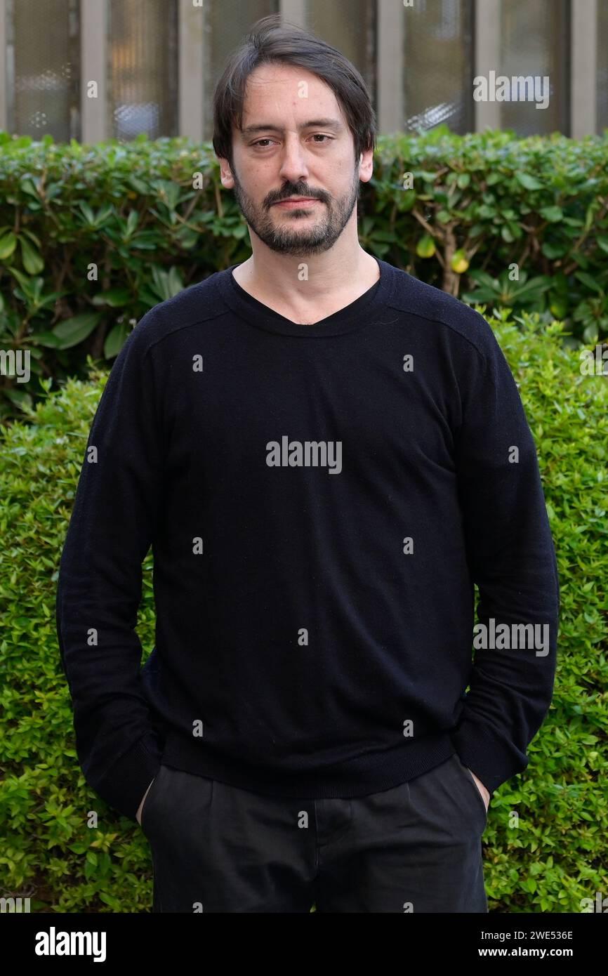 Rome, Italy. 23rd Jan, 2024. Marco Foschi attends the photocall of Rai ...