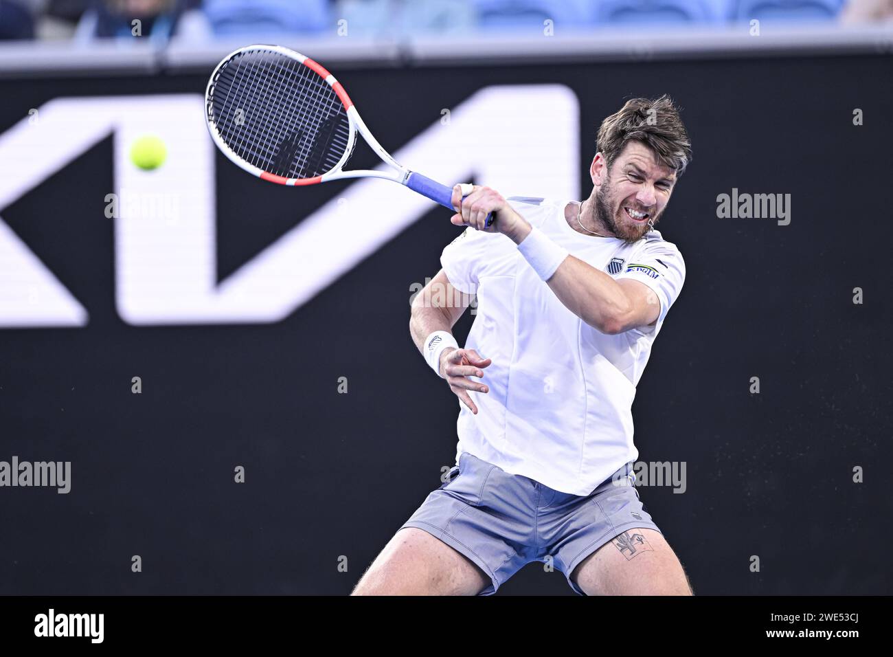 Cameron Norrie of GBR during the Australian Open 2024, Grand Slam ...