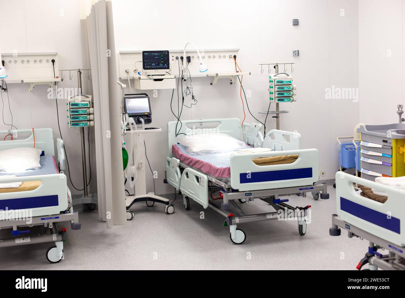 Moscow, Moscow region, Russia - 03.09.2023:View of a clean and ...