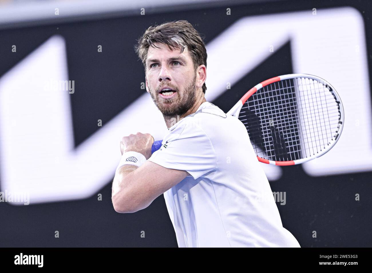 Cameron Norrie of GBR during the Australian Open 2024, Grand Slam ...