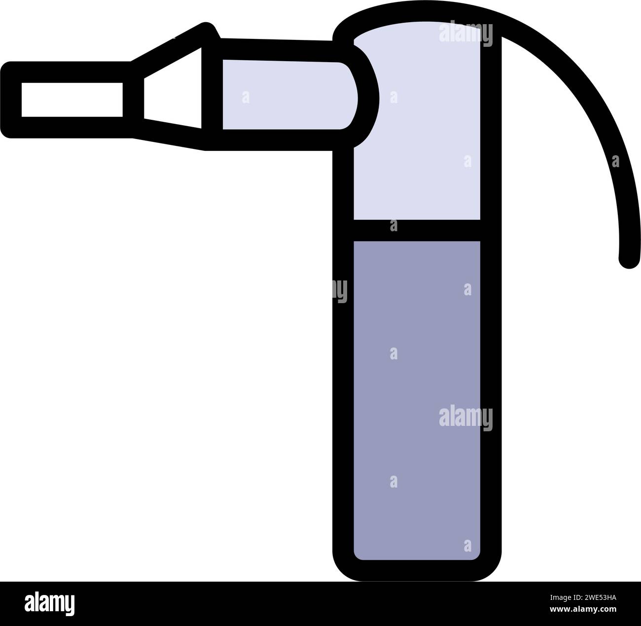Line icon of a respiratory face mask side view. Nebulizer symbol ...