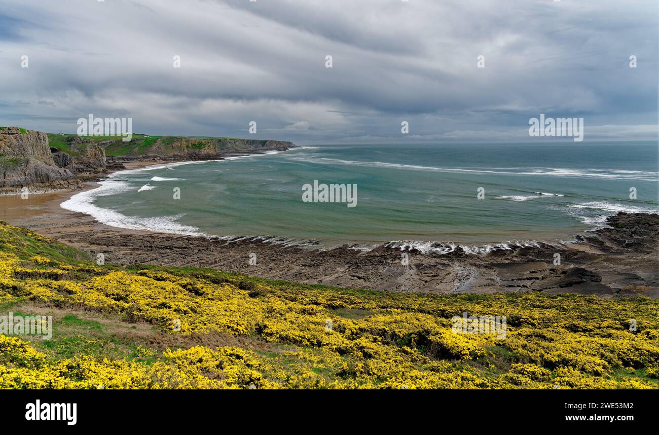 Fall bay gower peninsula hi-res stock photography and images - Alamy