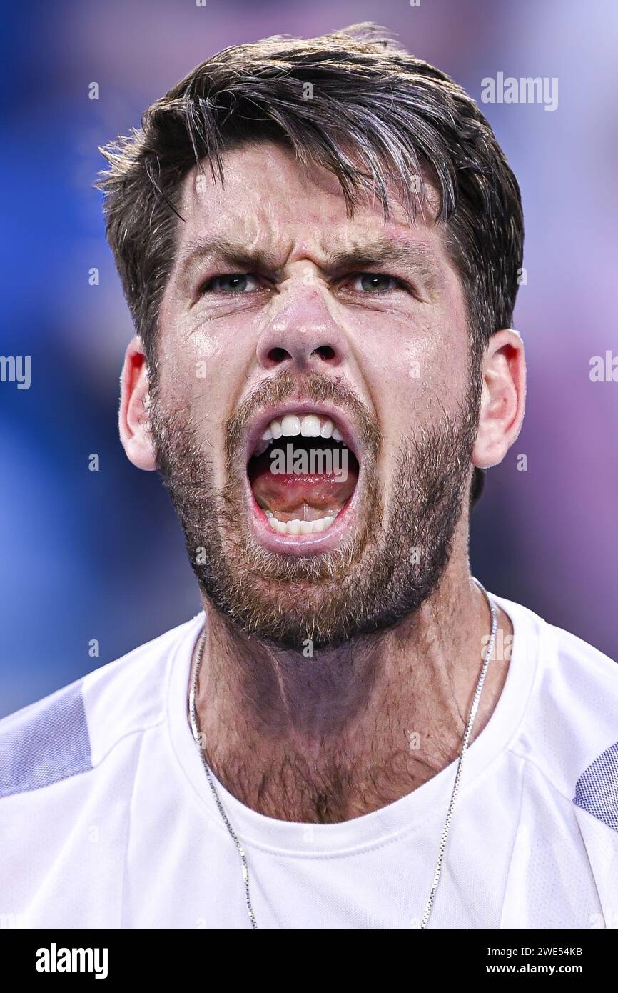 Cameron Norrie of GBR during the Australian Open 2024, Grand Slam ...