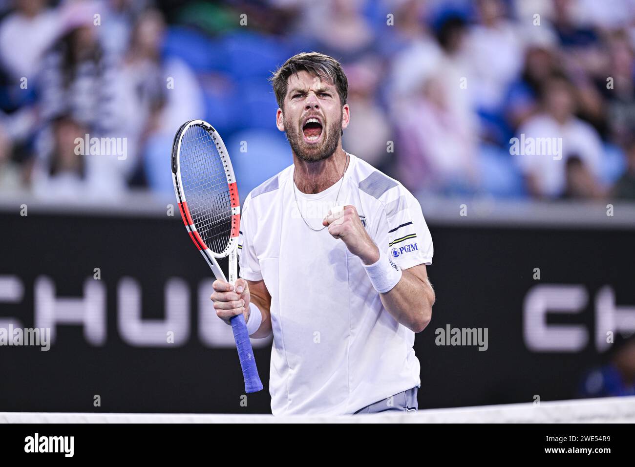 Cameron Norrie of GBR during the Australian Open 2024, Grand Slam ...