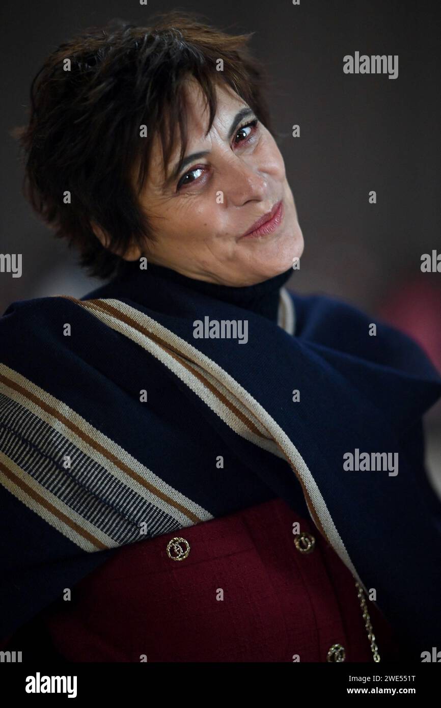 © franck castel/MAXPPP - 22/01/2024 Chanel Front Row Paris Fashion Week ...