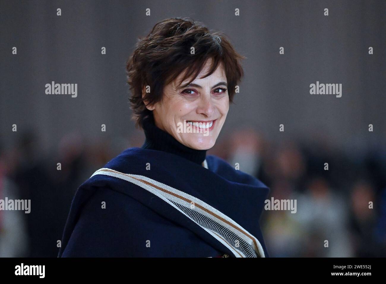 © franck castel/MAXPPP - 22/01/2024 Chanel Front Row Paris Fashion Week ...