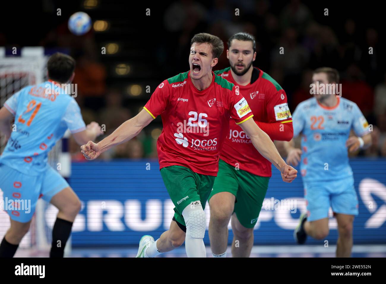 Hamburg, Germany. 23rd Jan, 2024. Handball: European Championship ...