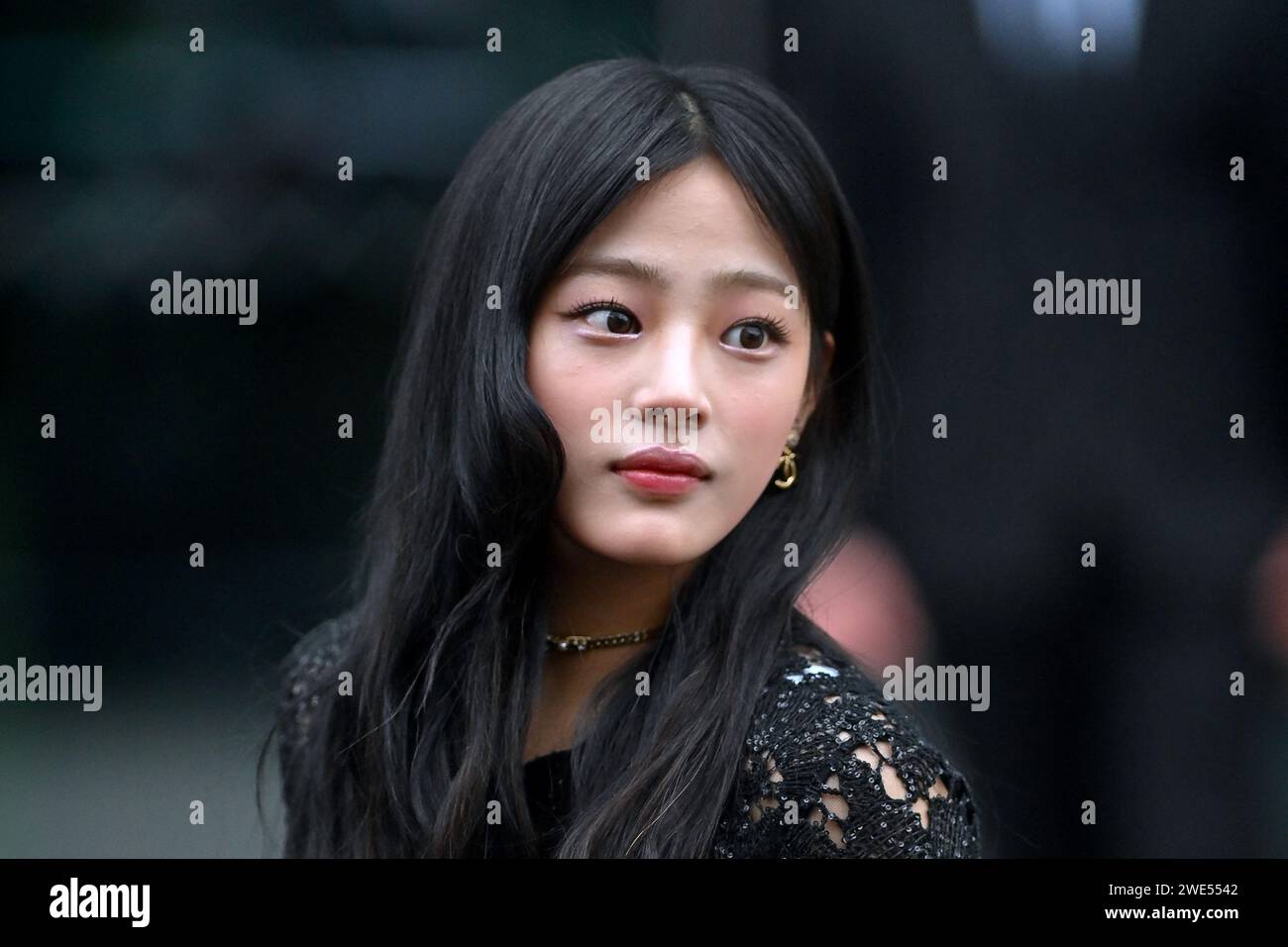 Paris, France. 22nd Jan, 2024. Minji attends the Chanel Haute Couture ...