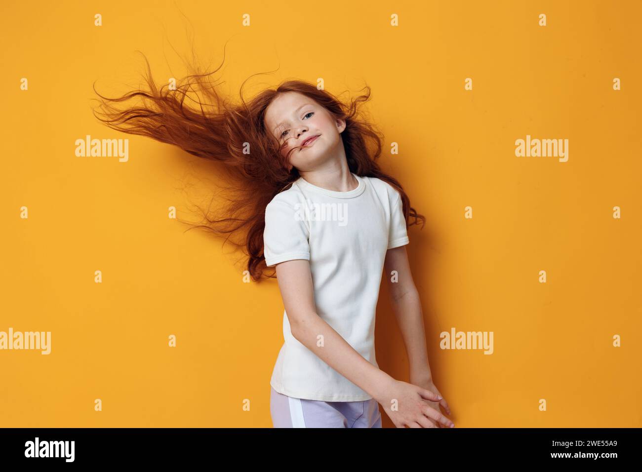 Female kid cute young childhood face portrait children little beauty ...