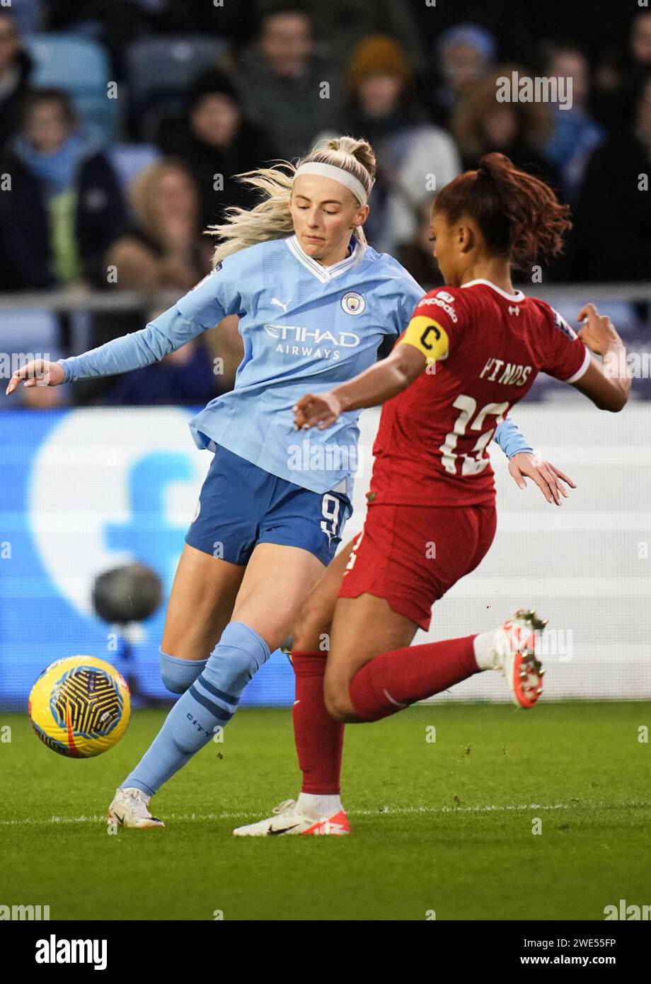 Manchester City Women v Liverpool Women. Women’s Super League. January ...
