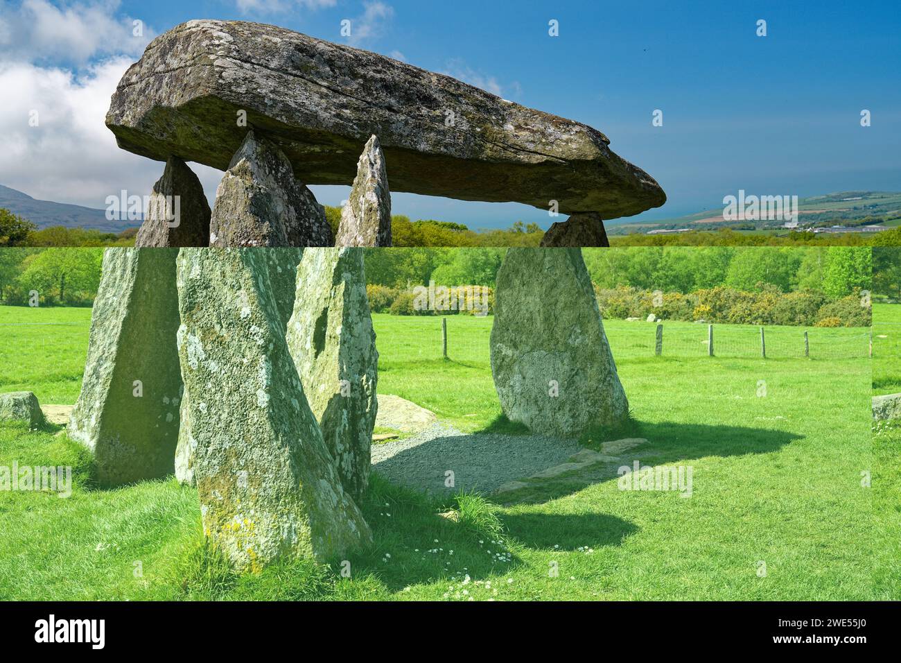 Great Britain, Wales, Preseli Hills, Pentre Ifan, megalithic portal ...