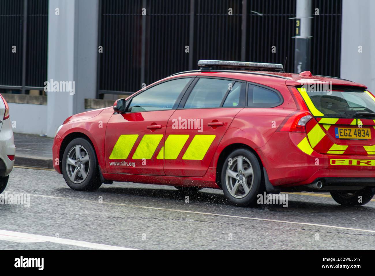 Belfast, United Kingdom, 23 01 2024, Northern Ireland Fire Service ...