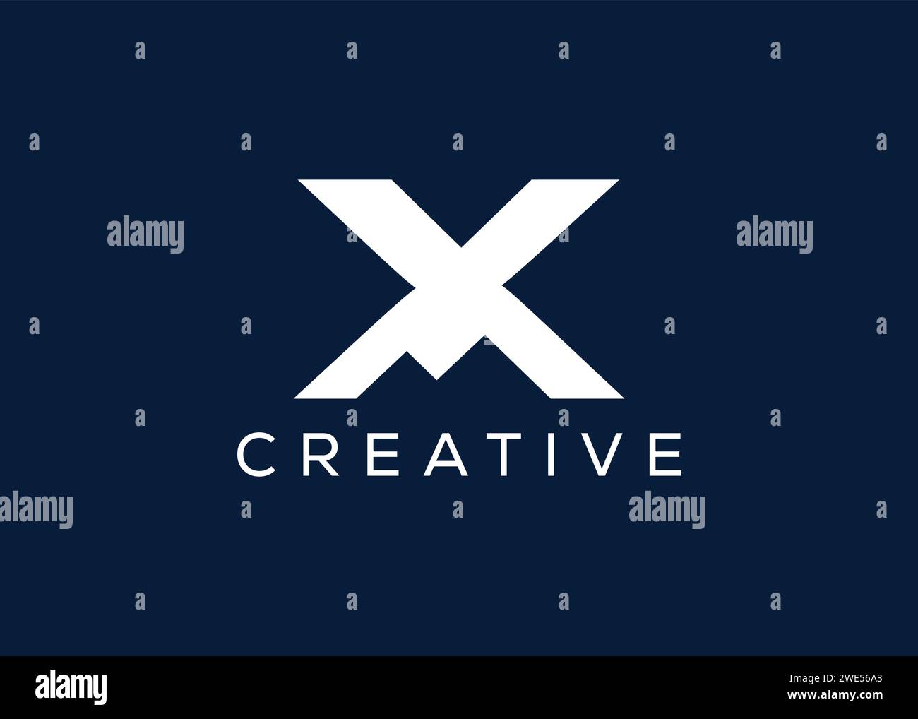 Minimal Letter X mountain logo design vector template. Initial Letter X ...