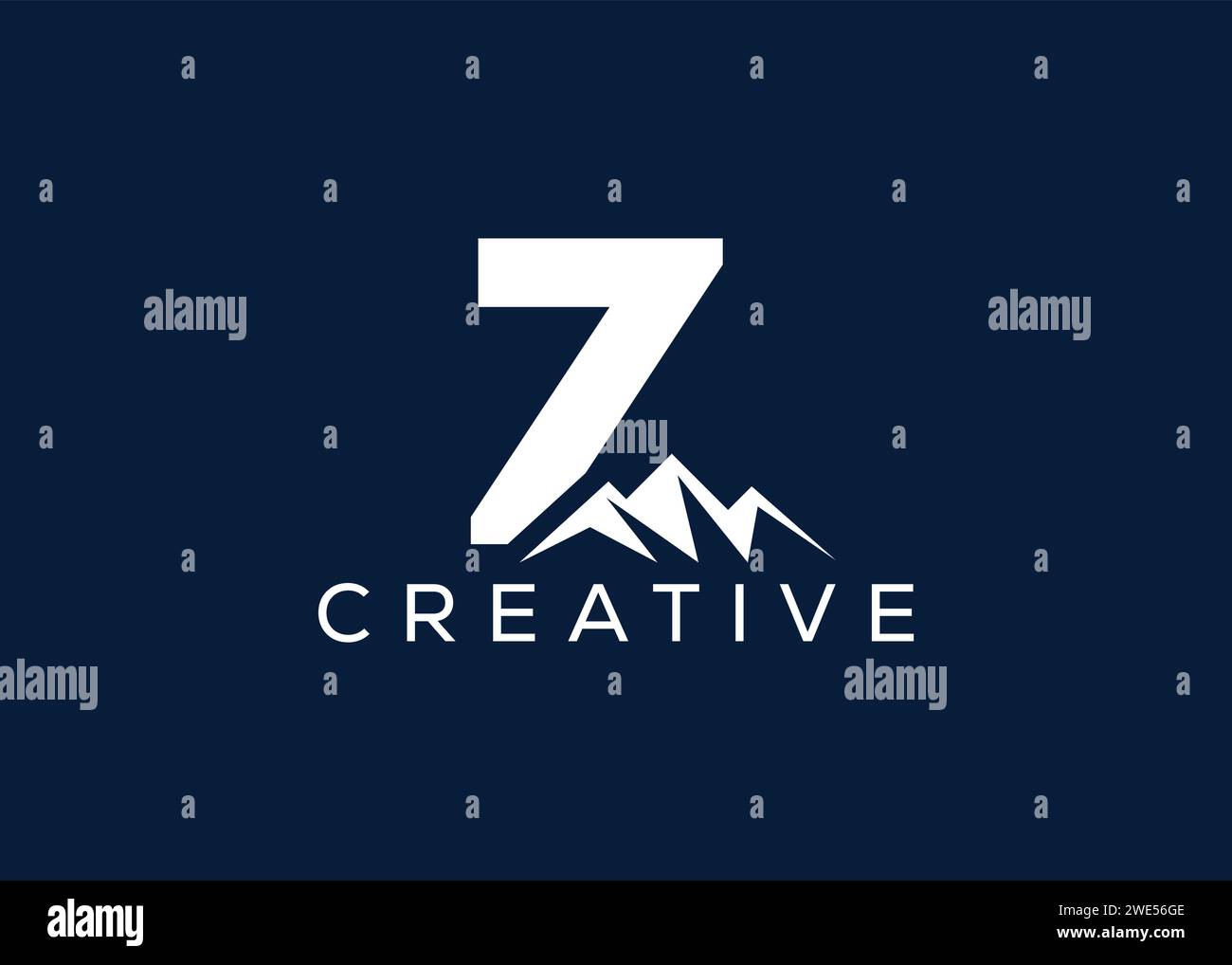 Z mountain logo Stock Vector Images - Alamy