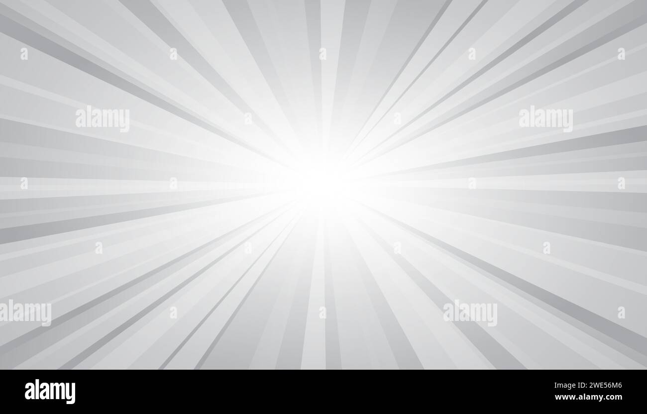 Abstract grey background with sun ray. Summer vector illustration for ...