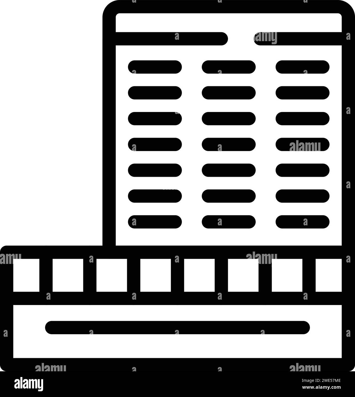 Slender structure Stock Vector Images - Alamy