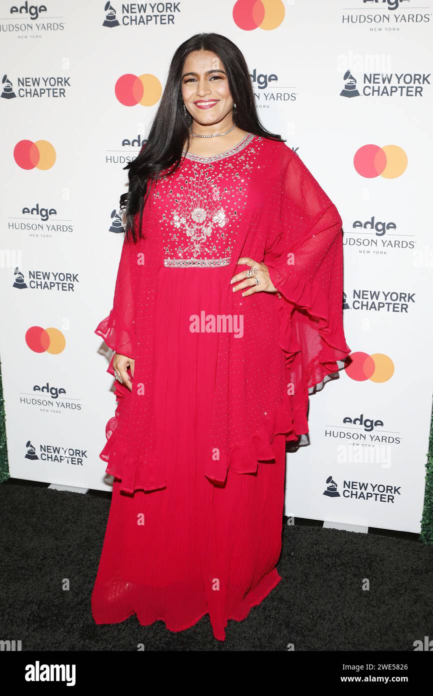 New York, United States. 22nd Jan, 2024. Falu during the 2024 Recording ...