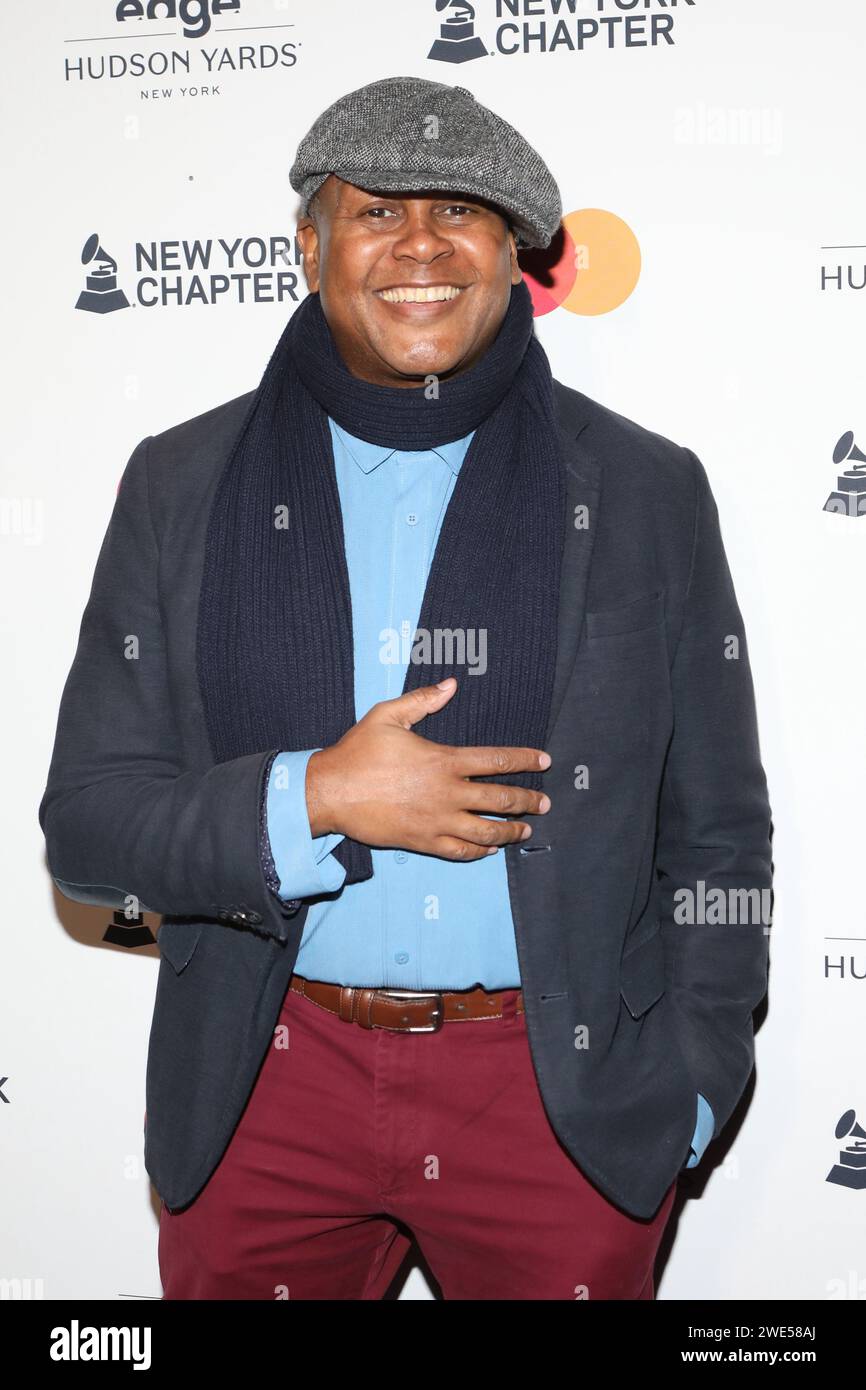 New York, United States. 22nd Jan, 2024. Kevin Powell during the 2024 ...