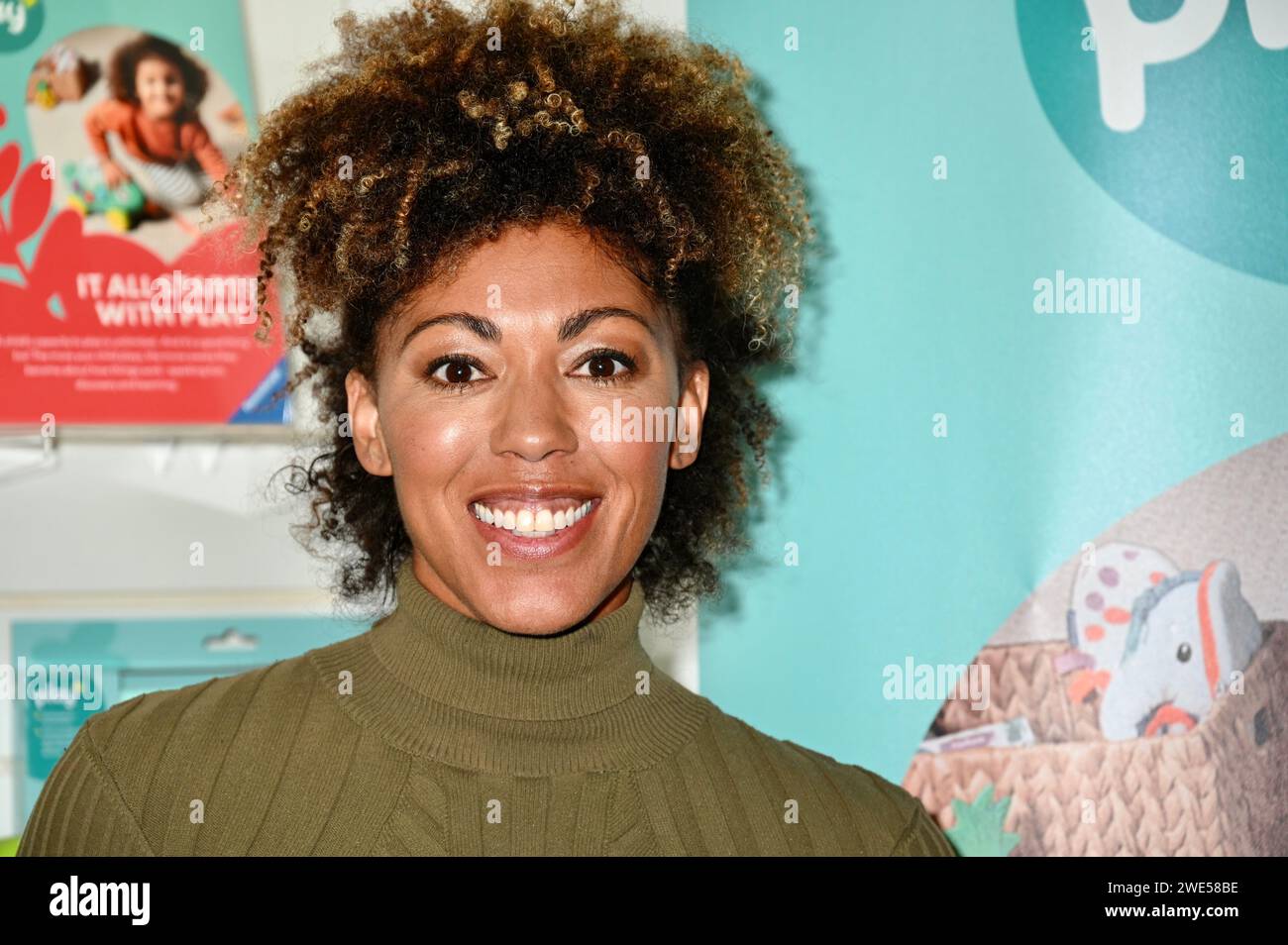 London, UK. Toyfair, London Olympia. ITV This Morning resident GP , Dr Zoe Williams gives a ...