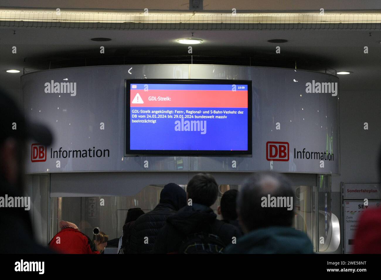 Die GDL hat kurzfristig einen weiteren flächendeckenden Streik im ...