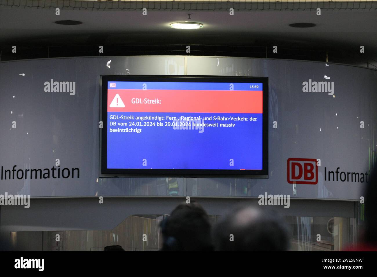 Die GDL hat kurzfristig einen weiteren flächendeckenden Streik im ...