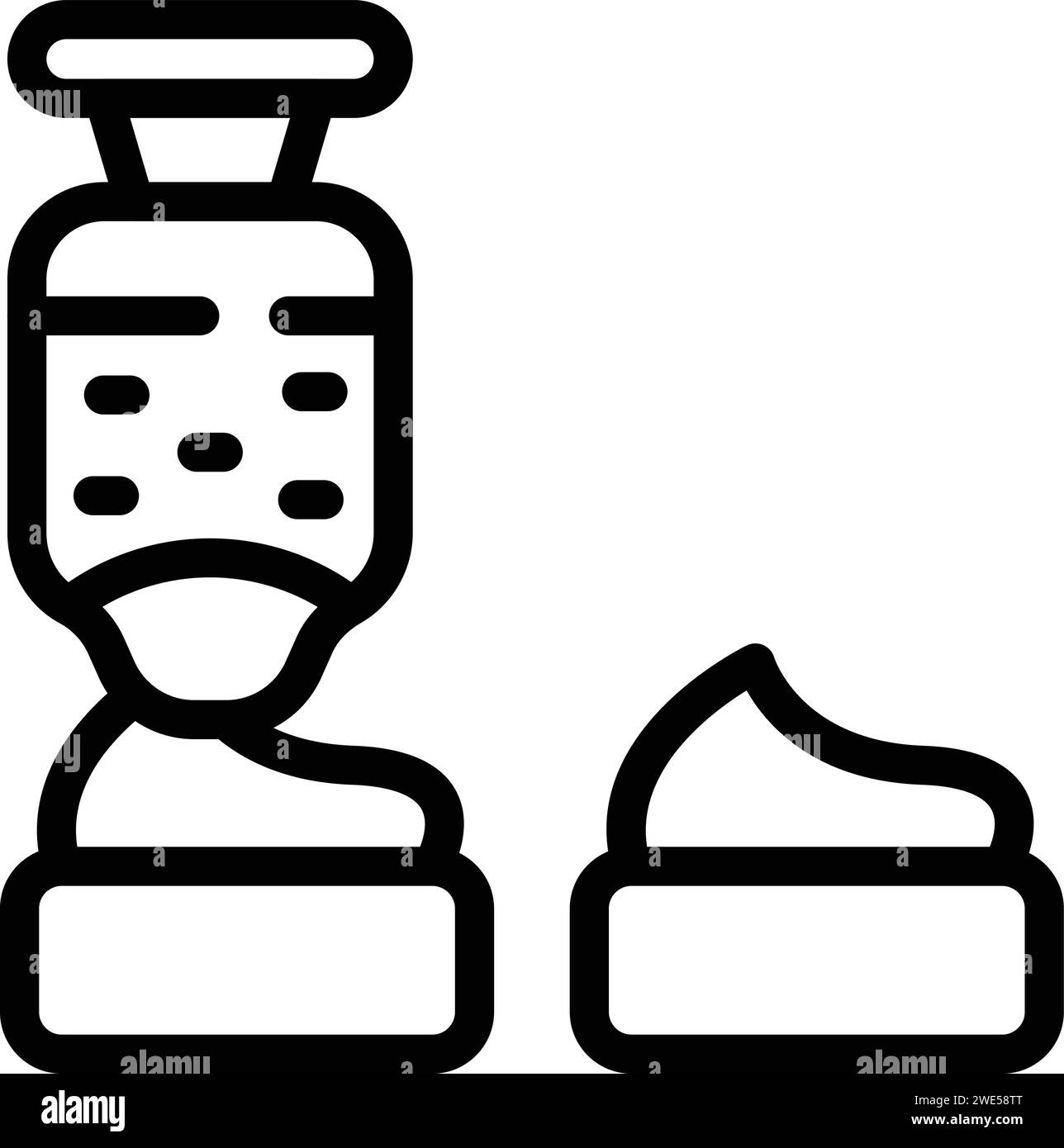 Patisserie cake icing Black and White Stock Photos & Images - Alamy