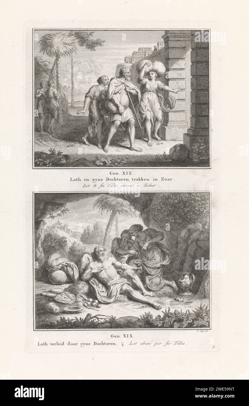 Lot daughters destruction sodom gomorrah hi-res stock photography and ...