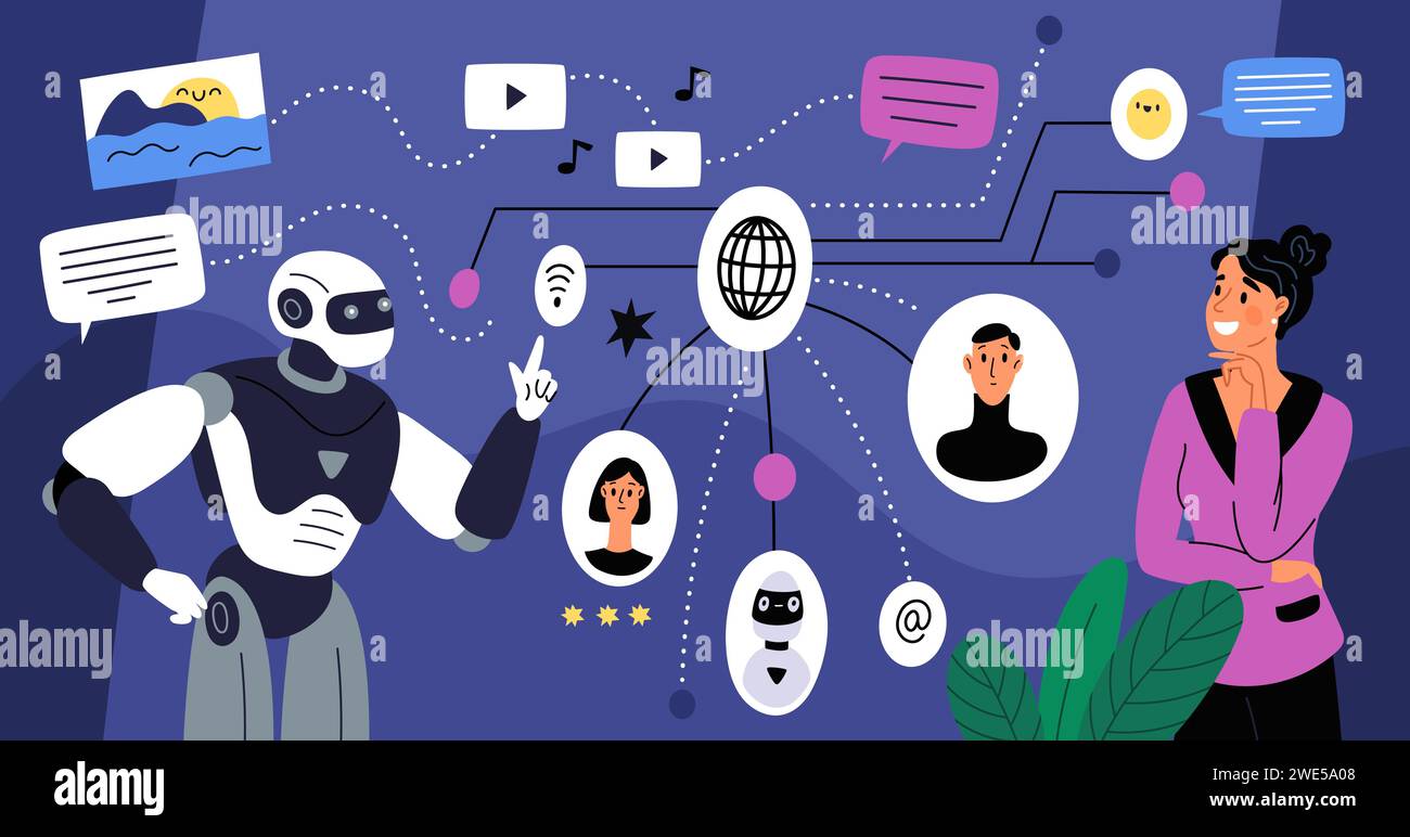 People and ai. Problem joint solution, human and digital mind ...