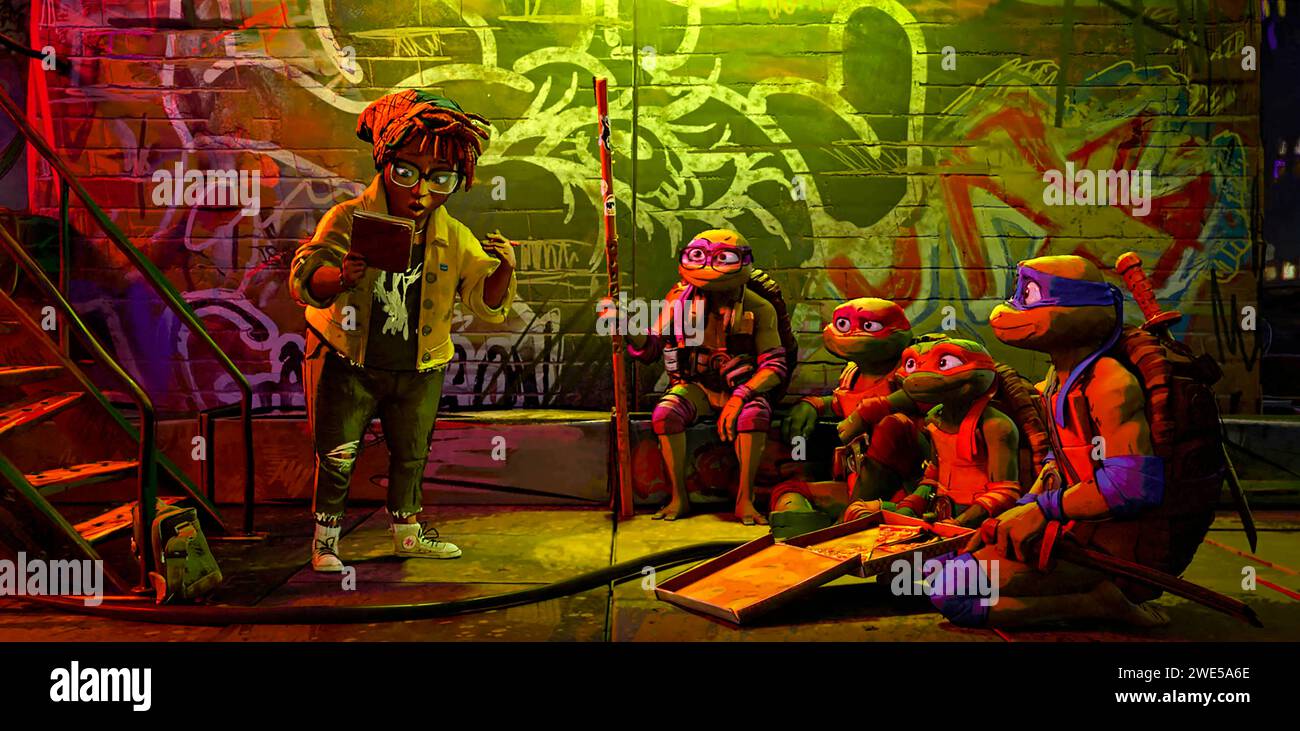 Teenage Mutant Ninja Turtles: Mutant Mayhem (2023) directed by Raine ...